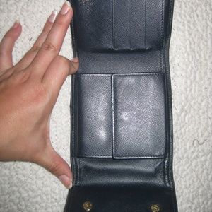 Louis Vuitton | Bags | Louis Vuitton Blue Mini Lin Wallet | Poshmark